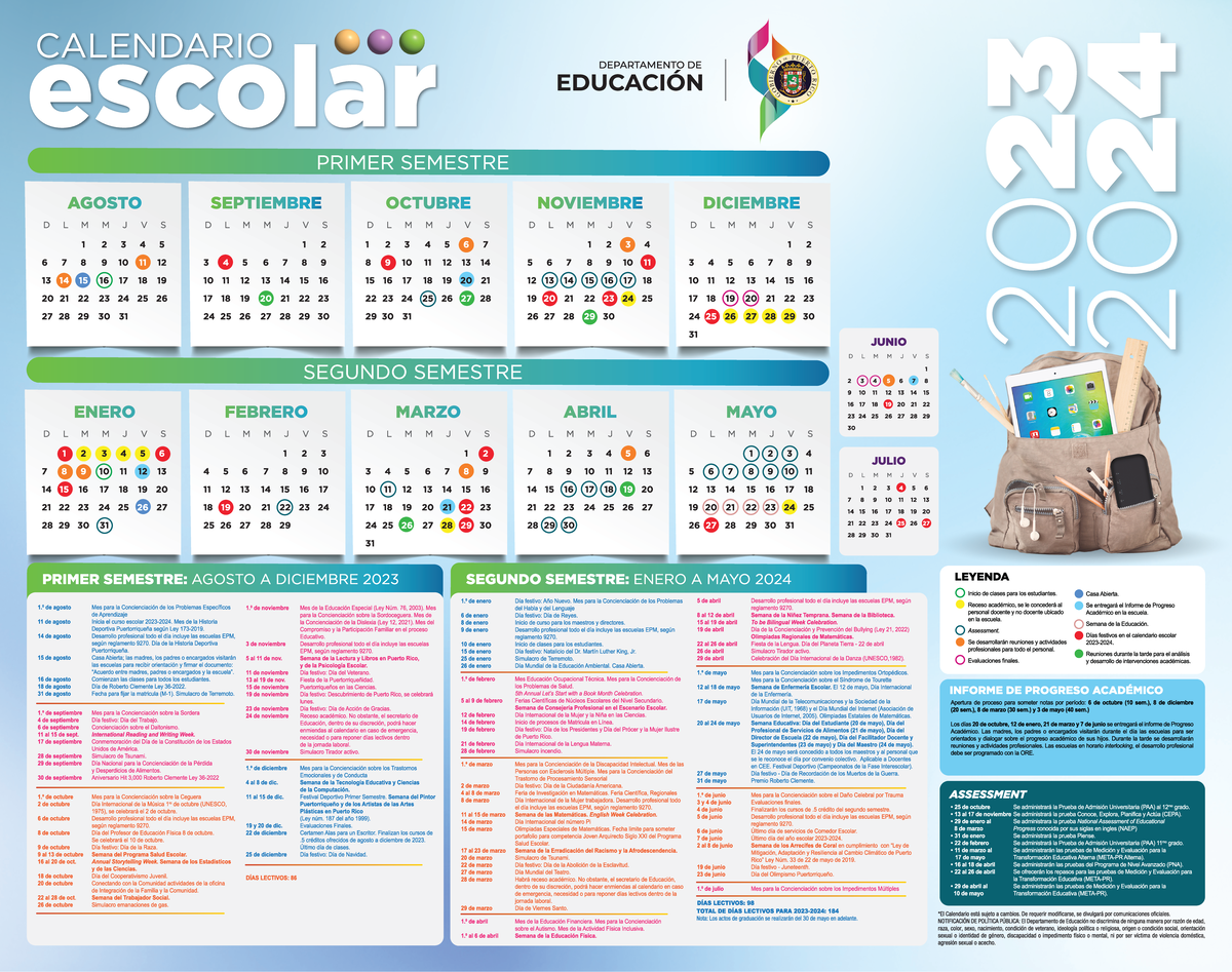 EDU Calendario Escolar 2023 24 v15 - Lengua española - Studocu