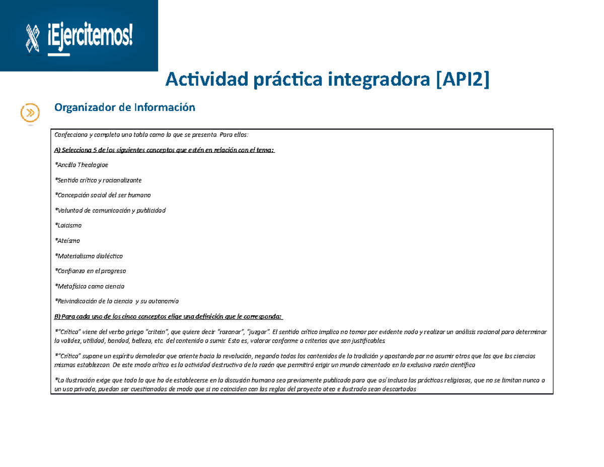Actividad 4 M2 modelo - api2 - Actividad práctica integradora [API2] Organizador de Información ...