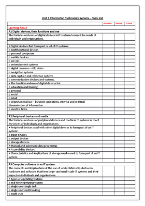 P1 - unit 1 btec business level 3 P1 - P1 checklist; Explain the ...