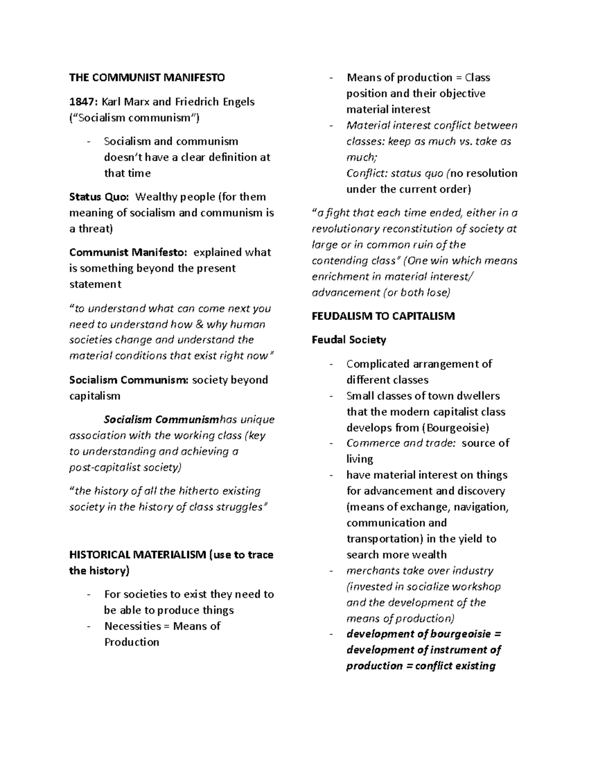 The-Communist-Manifesto - THE COMMUNIST MANIFESTO 1847: Karl Marx and ...