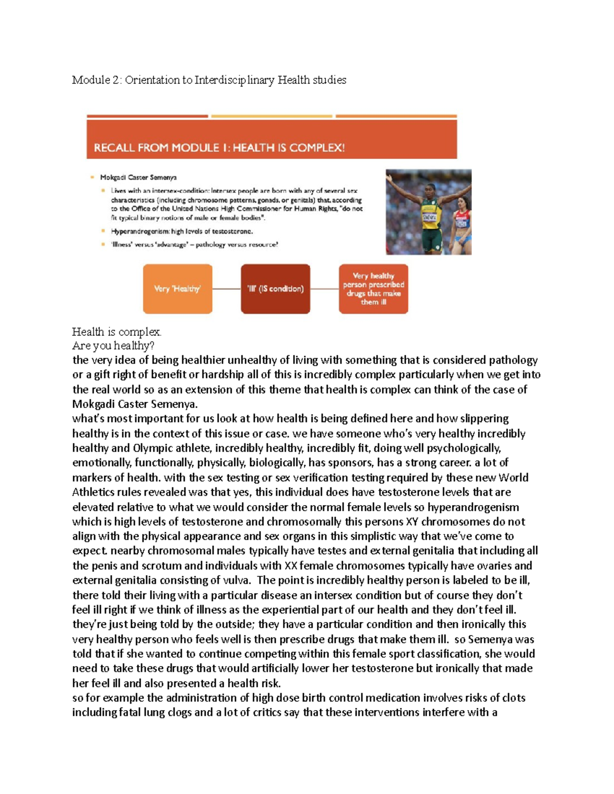 Module 2 best for studying for midterm and final exam - Phsi 208.6 - U ...