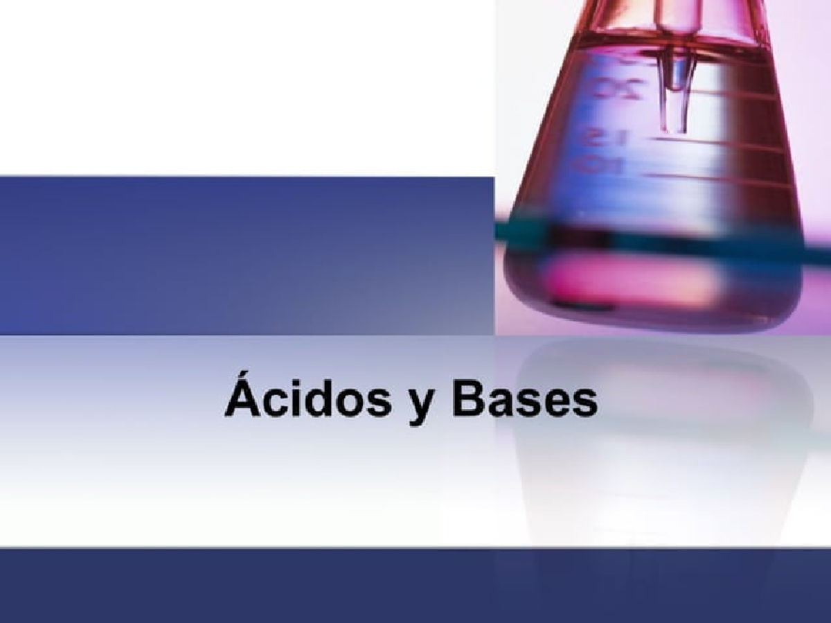 Acidos-y-bases - Química general - Química II - Studocu