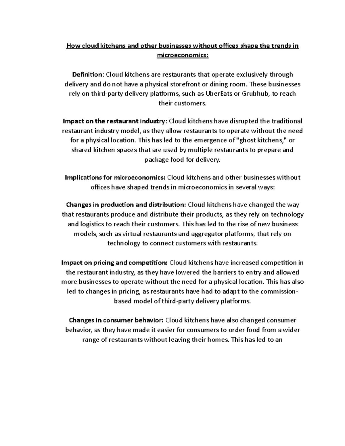 Document 88 - How cloud kitchens and other businesses without offices ...
