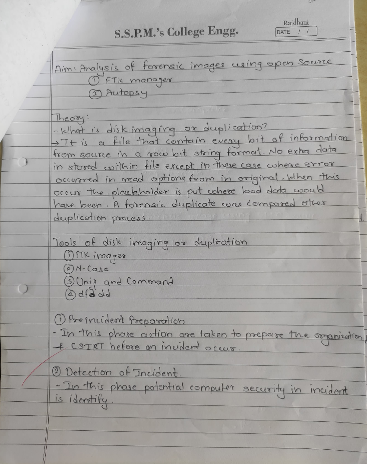 DF ex 1,2 - Assignments - Digital Forensics - Studocu