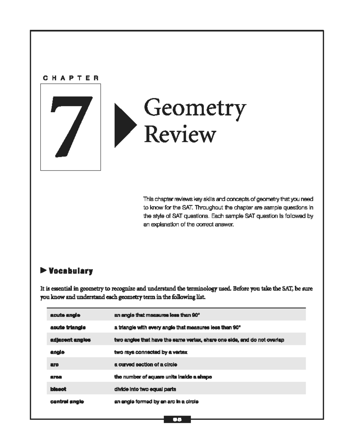 Sat geometry review - idk man its math - Studocu