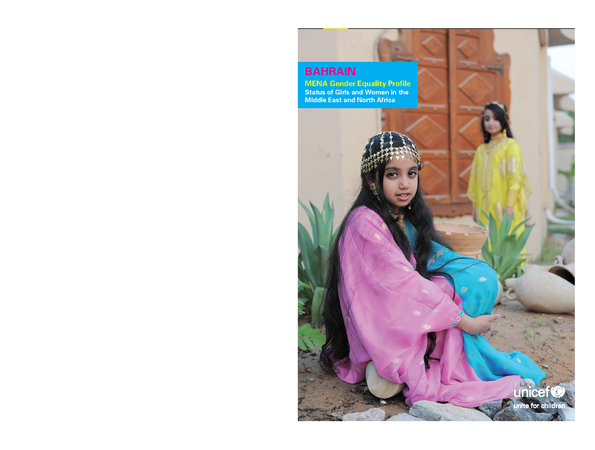 Bahrain Gender Eqaulity Profile 2011 - BAHRAIN MENA Gender Equality ...