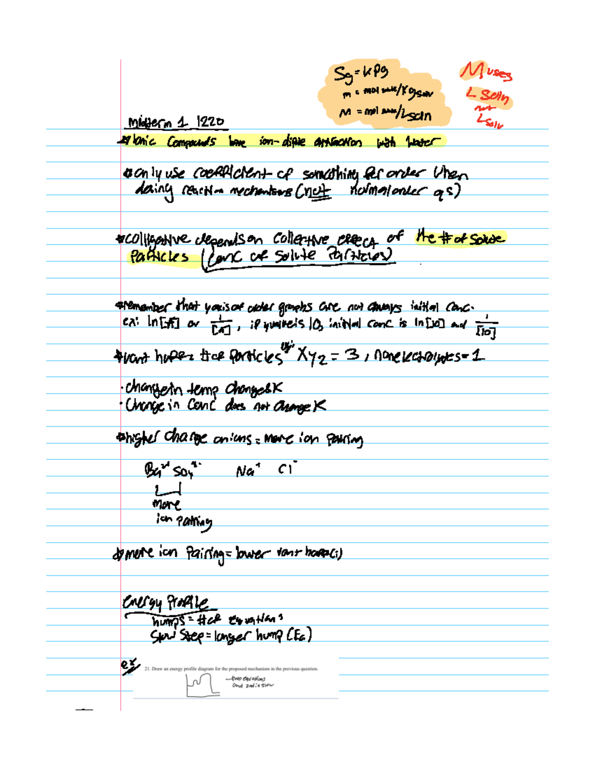 Midterm 1 1220 notes - Chemistry 1220 The Ohio State University - Sg UP ...