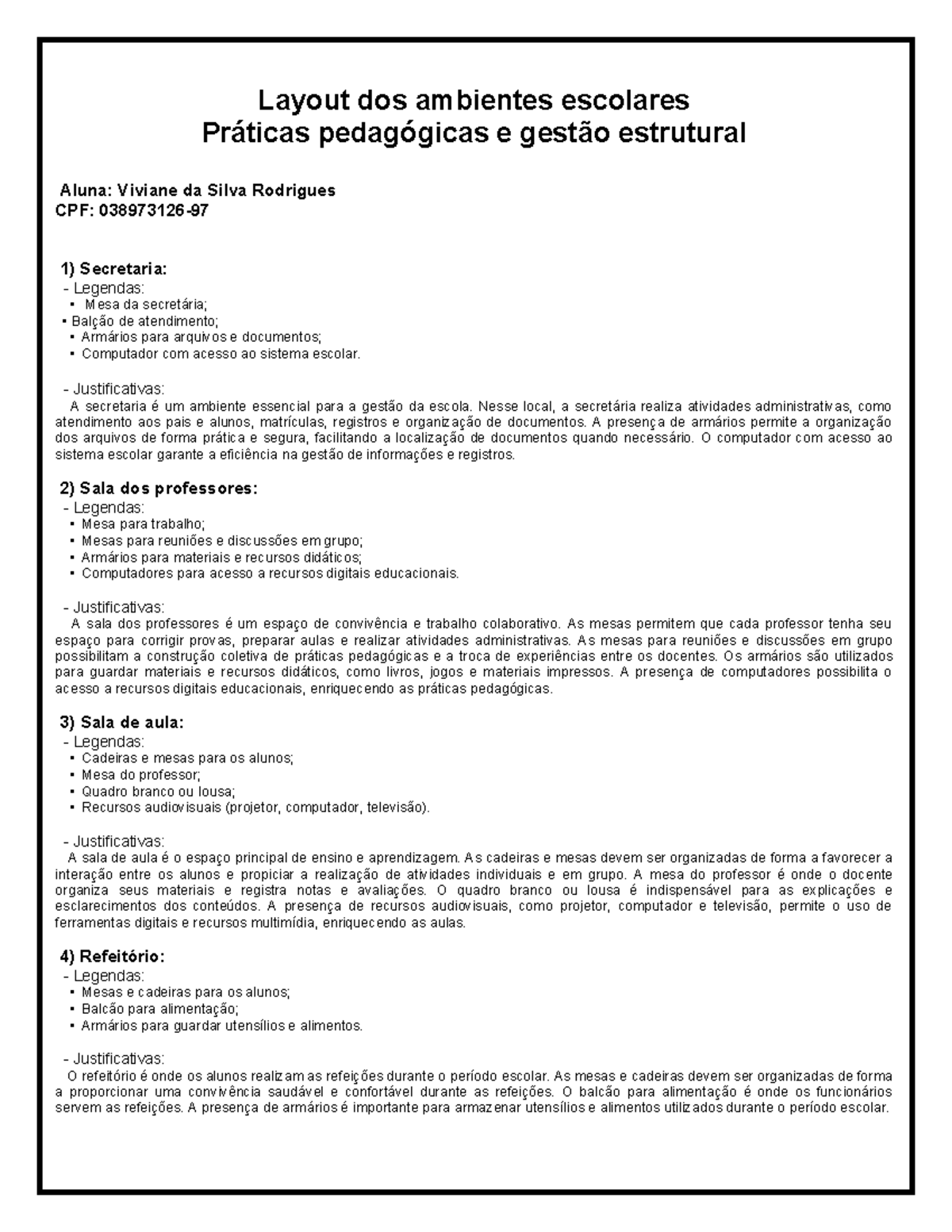 Layout - lindo - Layout dos ambientes escolares Práticas pedagógicas e ...