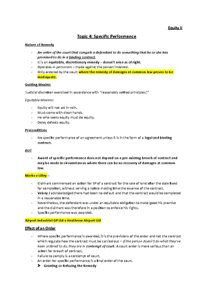 Constitution of Trusts - Constitution of Trusts Reading: Equity ...