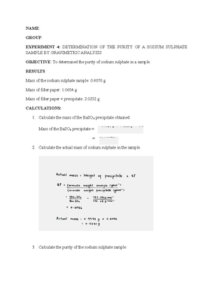 CHM256 LAB Report EXP 12 - Basic Analytical Chemistry - UiTM - Studocu