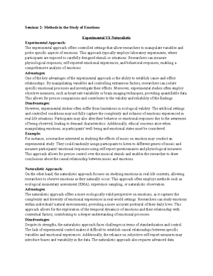 [Solved] The way in which we understand emotions originate from two ...