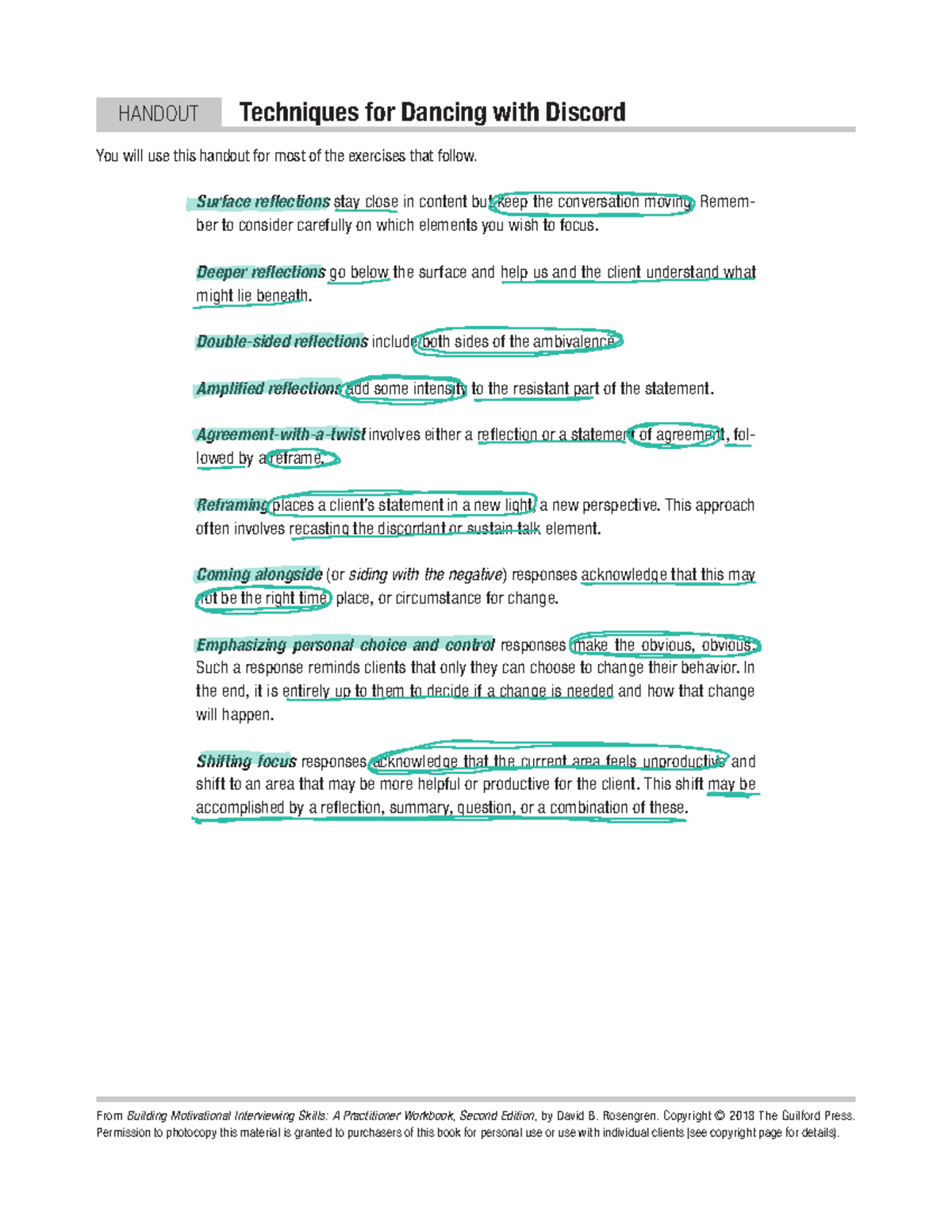 Week 5- MI Exercise 11-1 and 11-2 - From Building Motivational ...