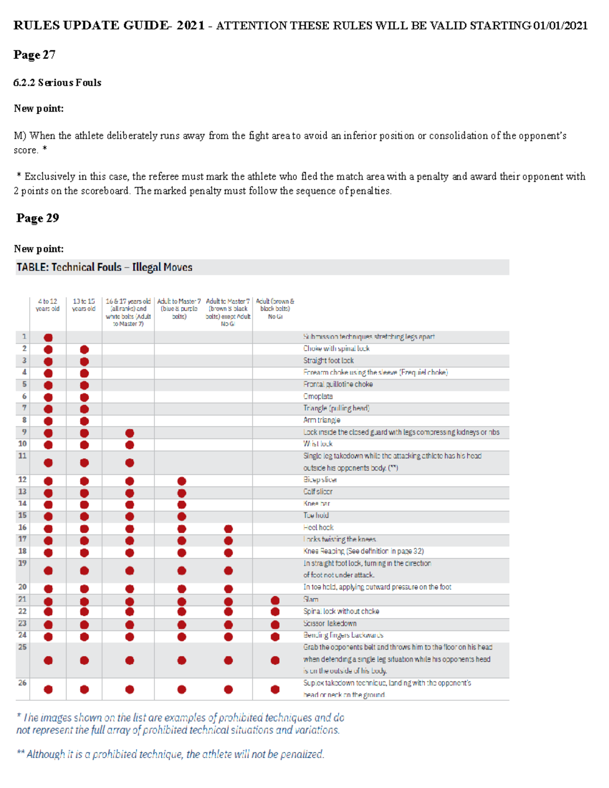 Rules Update Guide- 2021 English - Google Docs - RULES UPDATE GUIDE ...