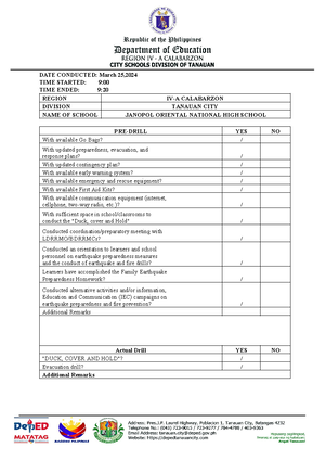 3. NLC Daily Attendance Sheets - mathematika - Attachment 2. Authentic ...