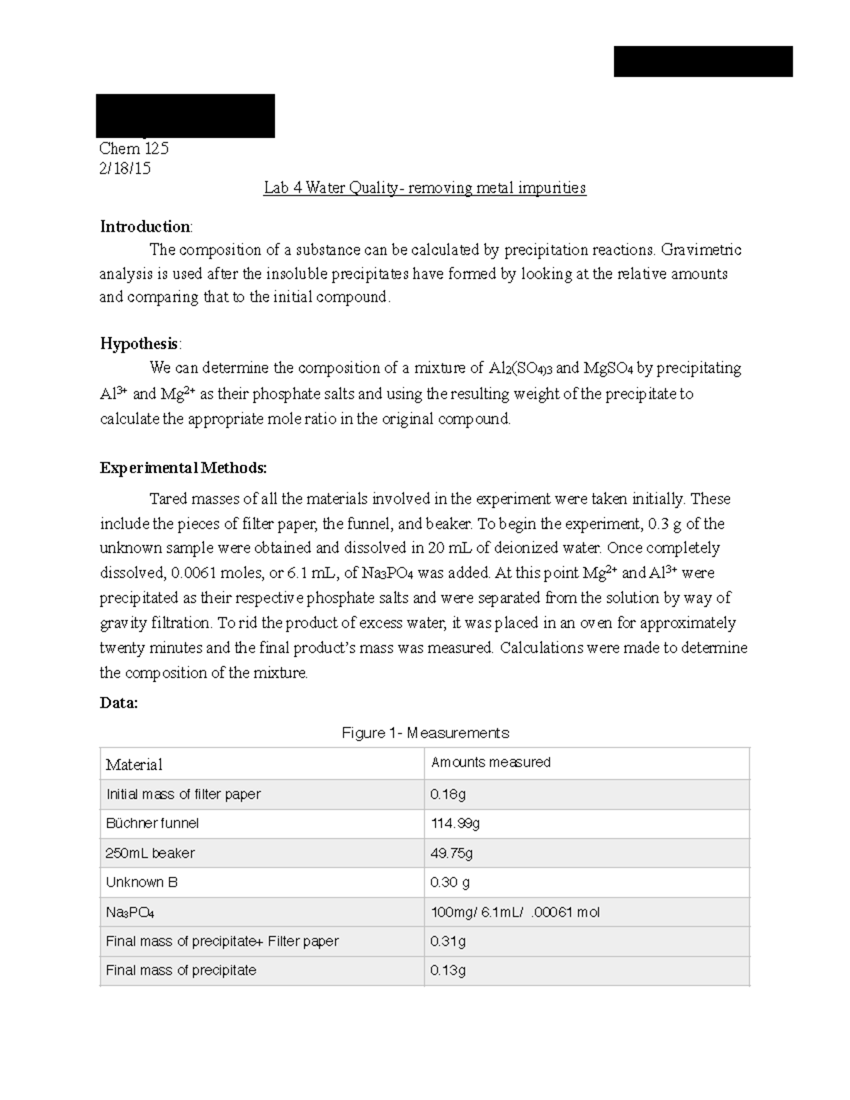 Lab 4 - Lab 4 Report - Schulman 1 Stephanie Schulman Bradley Keller ...