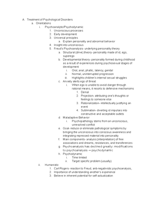 Chapter 2- Causes of Abnormal Behavior - A. Causes of Abnormal Behavior ...