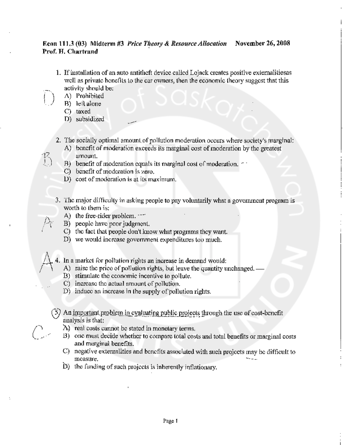 Chartrand M3 2008 Economics 111 - ECON 111 - Studocu