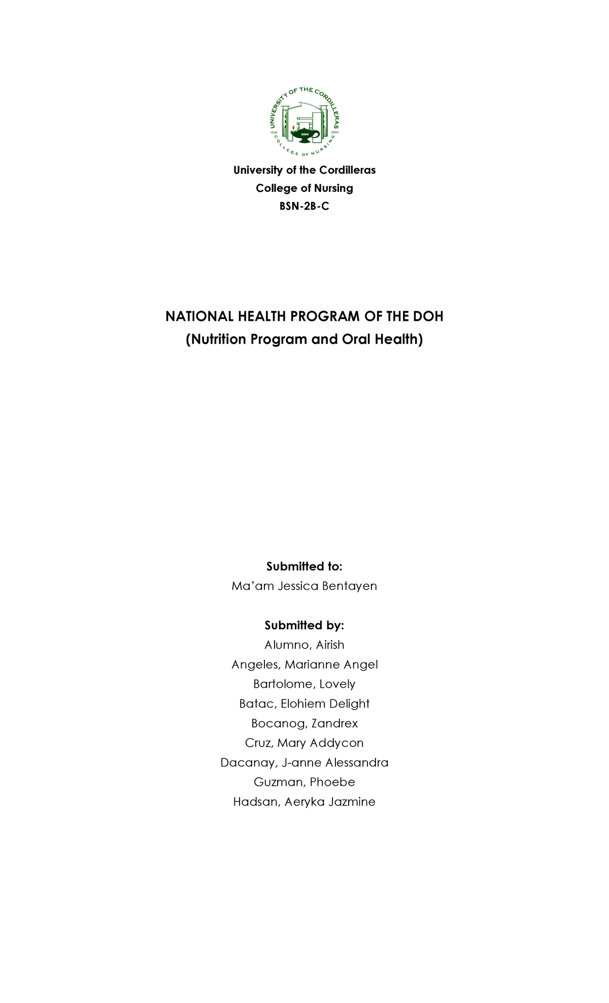 Inbound 6244947508580434212 - University of the Cordilleras College of ...