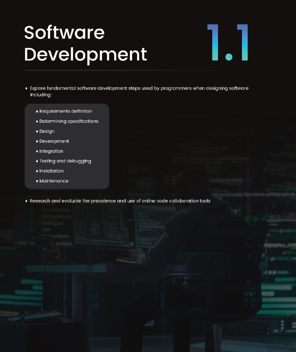 Se y11 ch1-1 - Ubiquity of Interactive Media - 4 1 Programming Fundamentals 1 Software ...