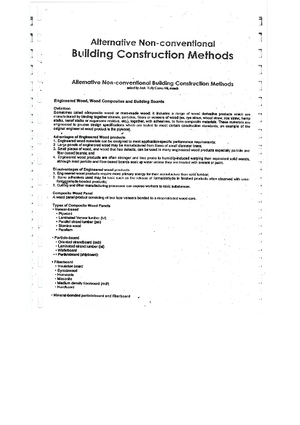 Building Technology 1-4 - Building Technology 1:Construction Methods ...