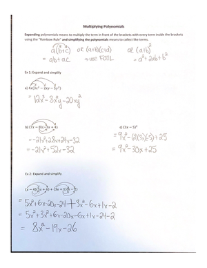 MCR3U TT1 Functions Review - Date: _________________________ Part A ...
