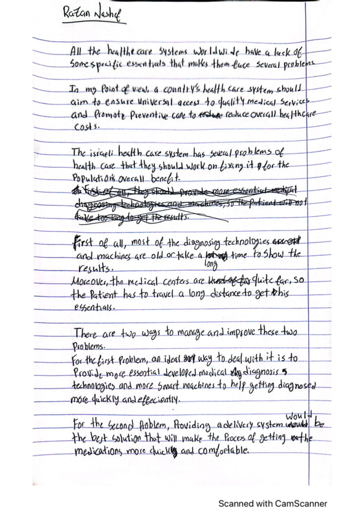 English writing exercises - English - Level 3 - Studocu