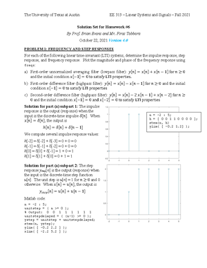 Solution 9 - Solution Set for Homework # By Prof. Brian Evans and Mr ...