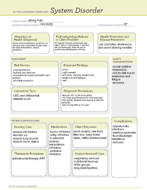 Pancreatitis - system disorder - ACTIVE LEARNING TEMPLATES System ...