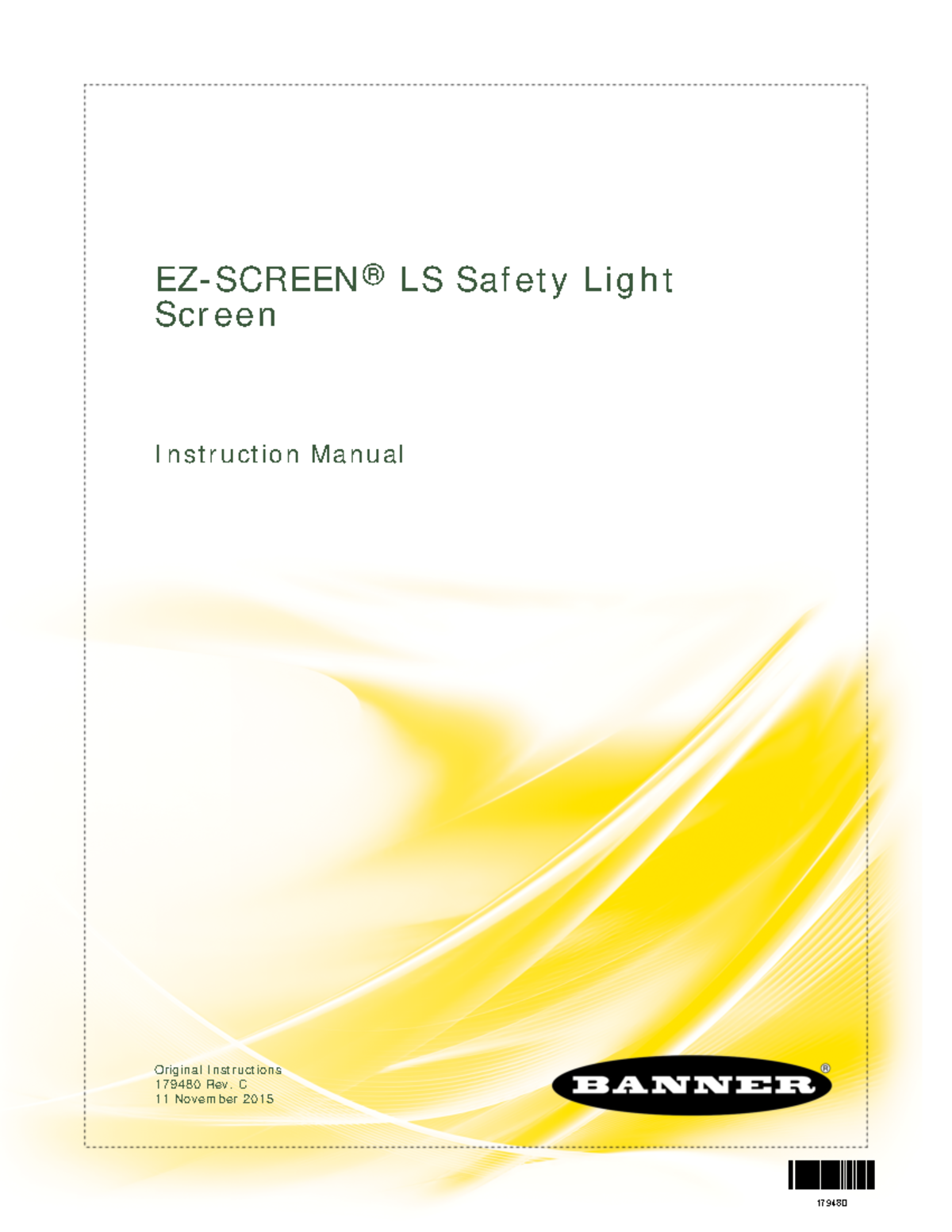 EZ- Screen LS - Control - EZ- SCREEN ® LS Safet y Light Screen I ...