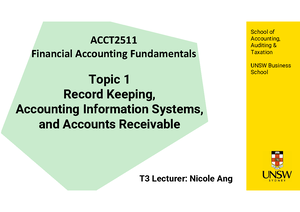 ACCT2511 Topic 1 Moodle T3 2022 - ACCT Financial Accounting ...