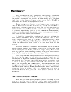 The Three Levels of Moral Dilemmas - The Three Levels of Moral Dilemmas ...