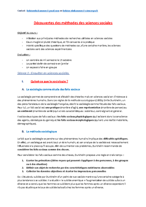 Méthodes des sciences sociales - Méthodes des sciences sociales → ...