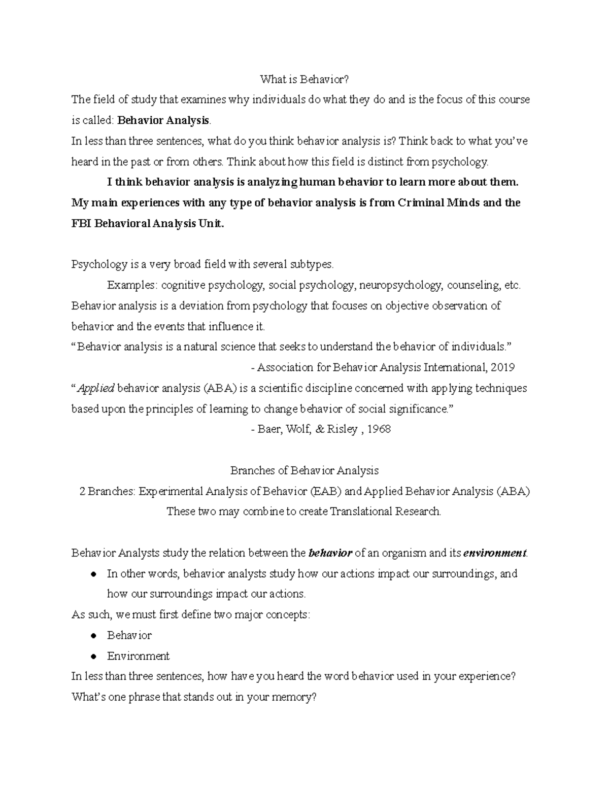 Aug. 26 - These are notes from the first powerpoint from Professor ...