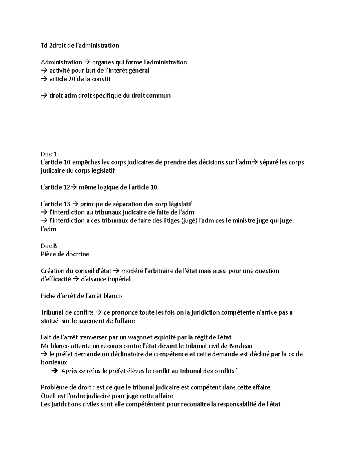 TD de droit adm seance 2 - idem - Td 2droit de l’administration Administration organes qui forme ...
