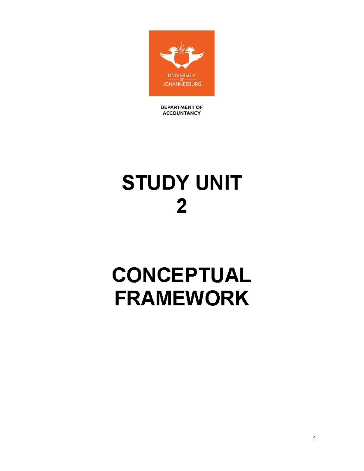 Unit 2 Conceptual Framework study unit - STUDY UNIT 2 CONCEPTUAL ...