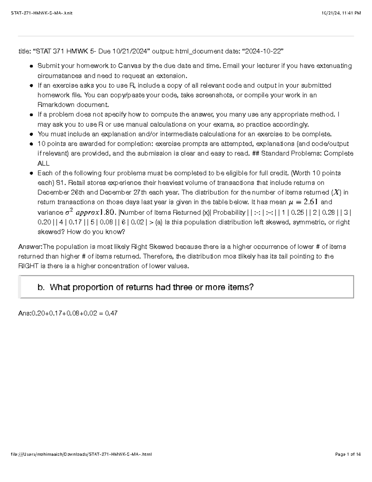 STAT 371 HMWK 5 - title: “STAT 371 HMWK 5- Due 10/21/2024” output: html_document date: “2024-10 ...