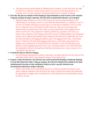 Classical Conditioning Part 2 copy 3 - Overshadowing if two neutral ...