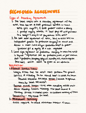 Music Business 100 Notes Part 1 - Music Business 100 Notes Blogs ...