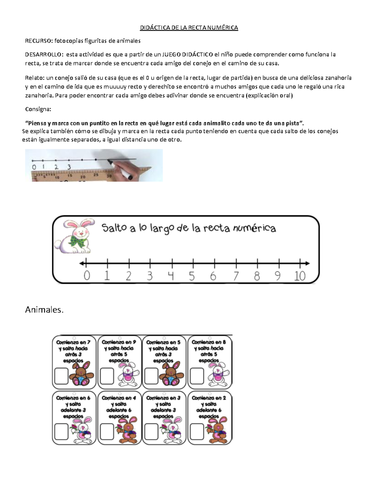 Didactica DE LA Recta Numerica-convertido - DIDÁCTICA DE LA RECTA ...