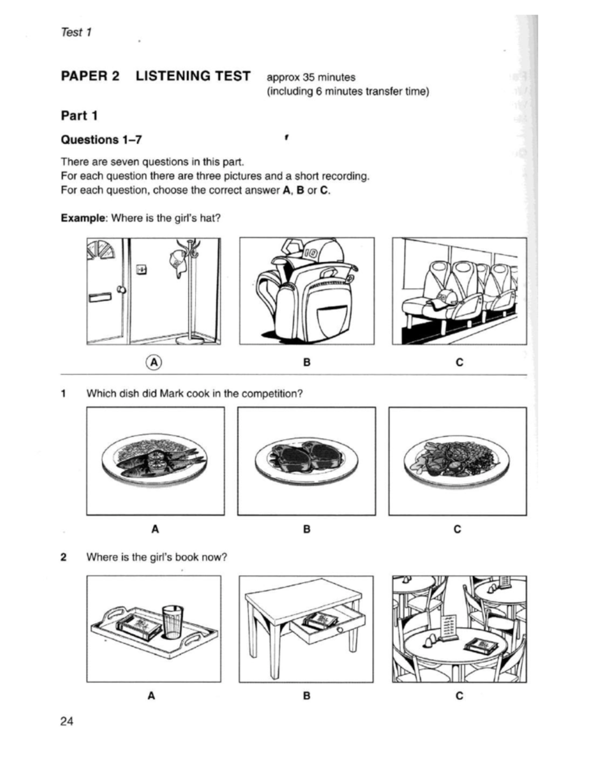Cambridge Preliminary English Test 1 - tiếng anh nhân văn - Studocu