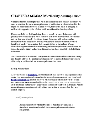 HU345 Chapter 10 Summary - CHAPTER 10 SUMMARY, “Persuasive Speaking.” Most of this book has ...