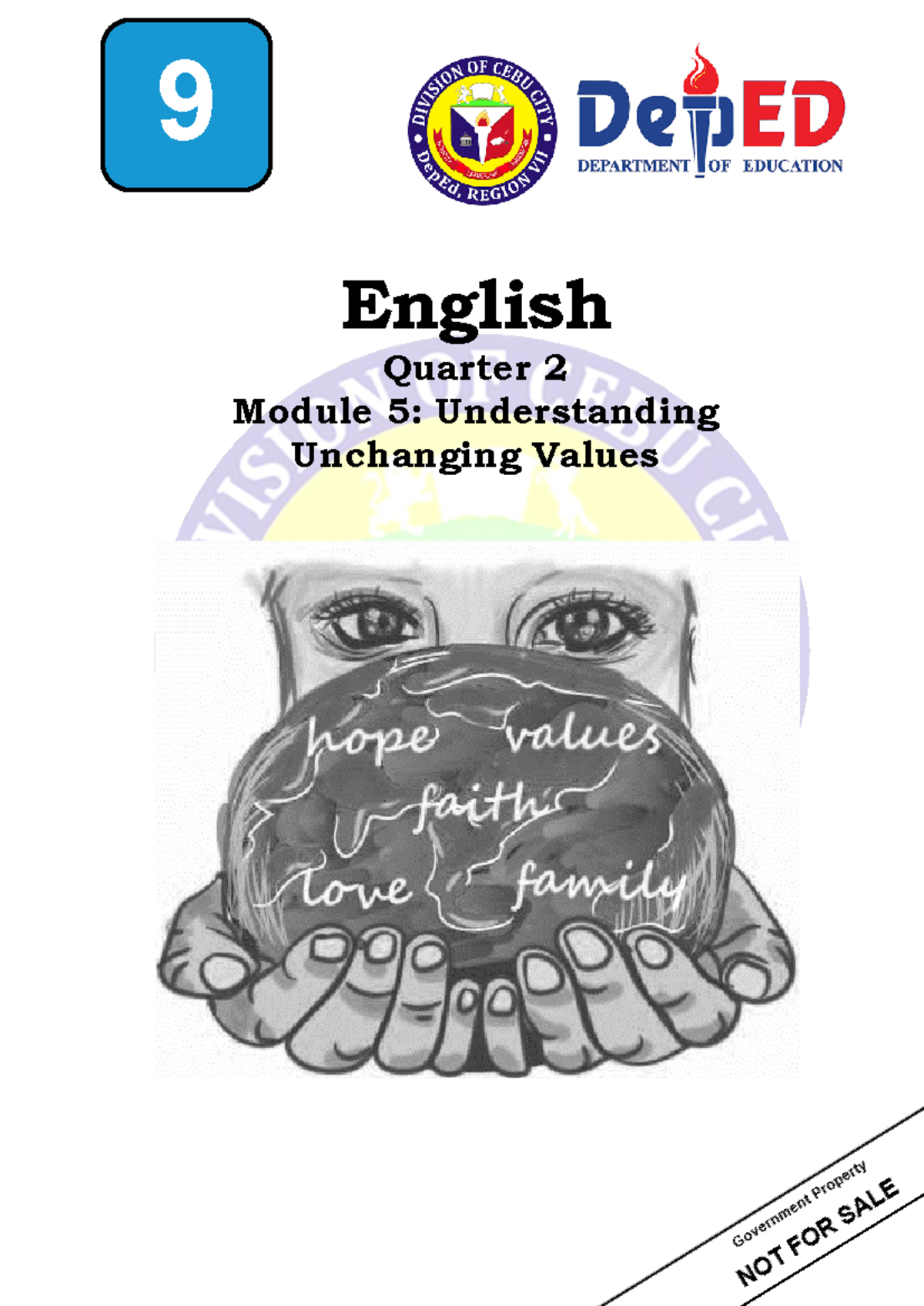 English 9 Quarter 2 Module 5 - Understanding Unchanging Values - Xpoi ...