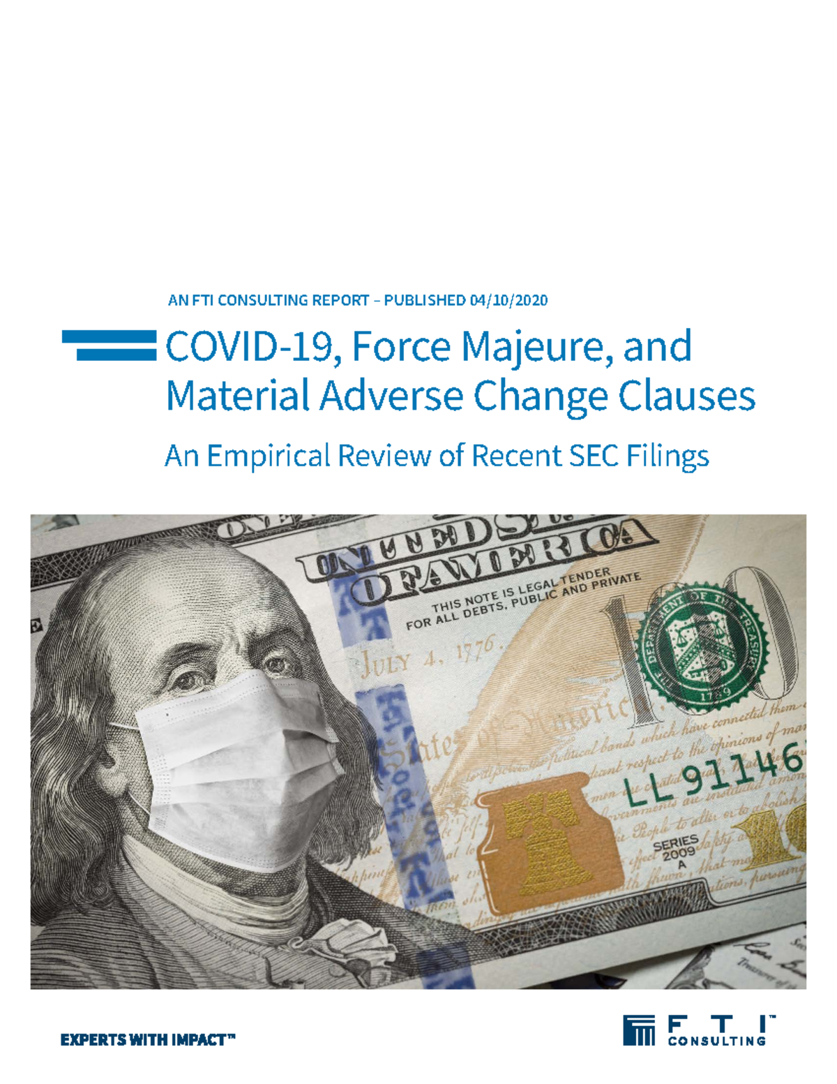 Covid 19 force majeure material adverse change clauses - COVID-19 ...