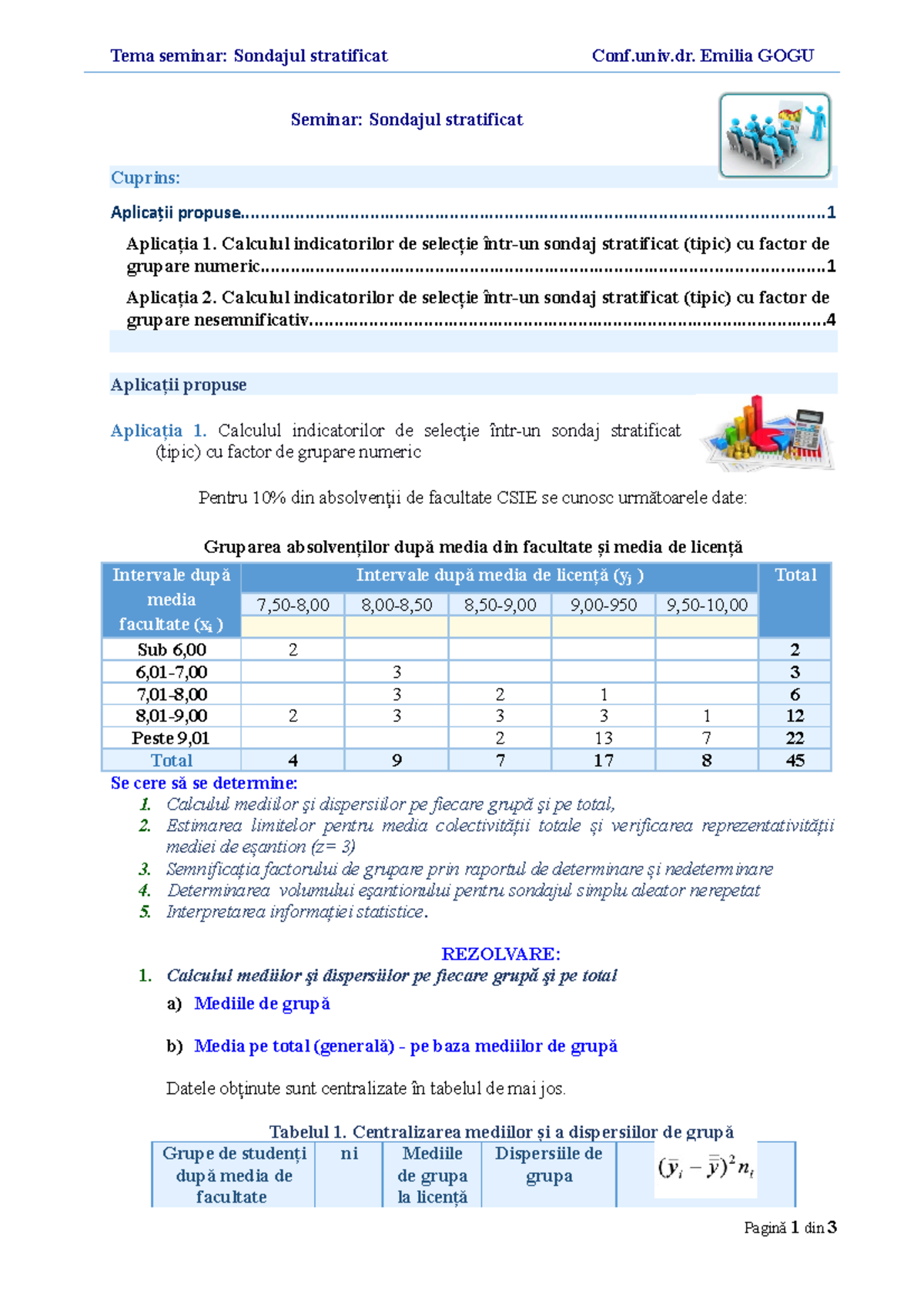 4. Aplicatia 4. Sondaj stratificat ex. propuse 2023 - Tema seminar ...