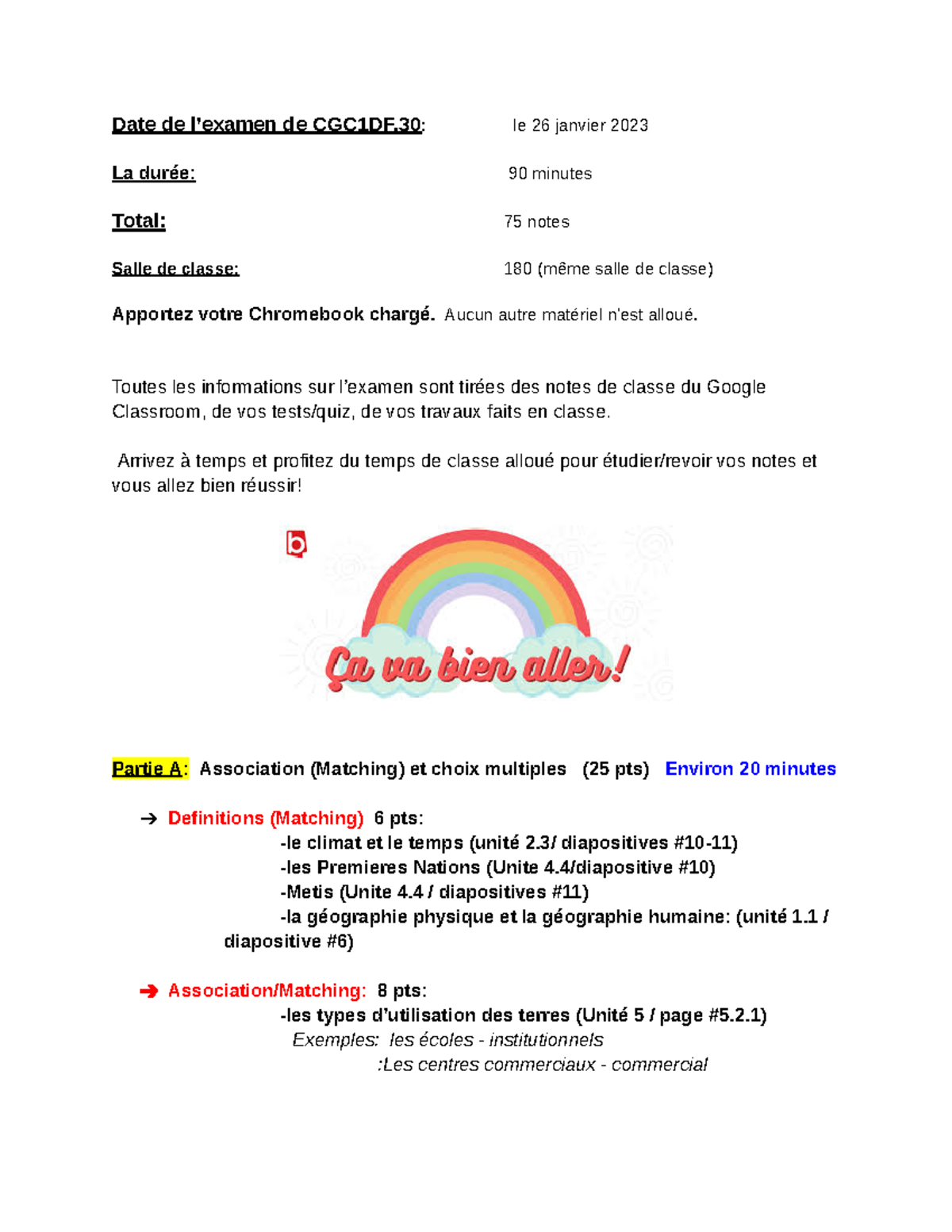 Copy of AM Guide POUR L' Examen CGC1DF.10 - Google Docs - Date de l ...