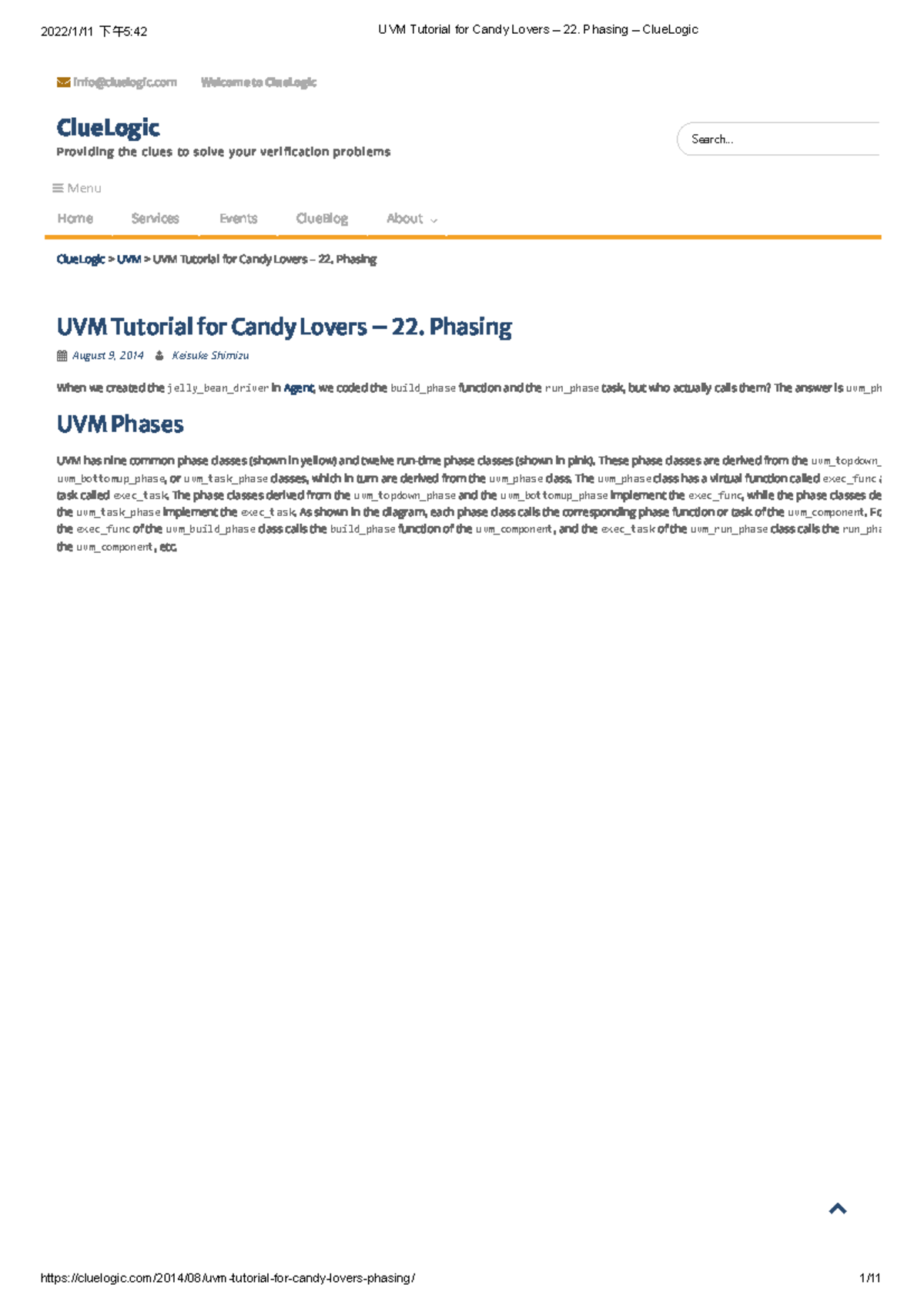 22. Phasing – Clue Logic - info@cluelogic Welcome to ClueLogic ...