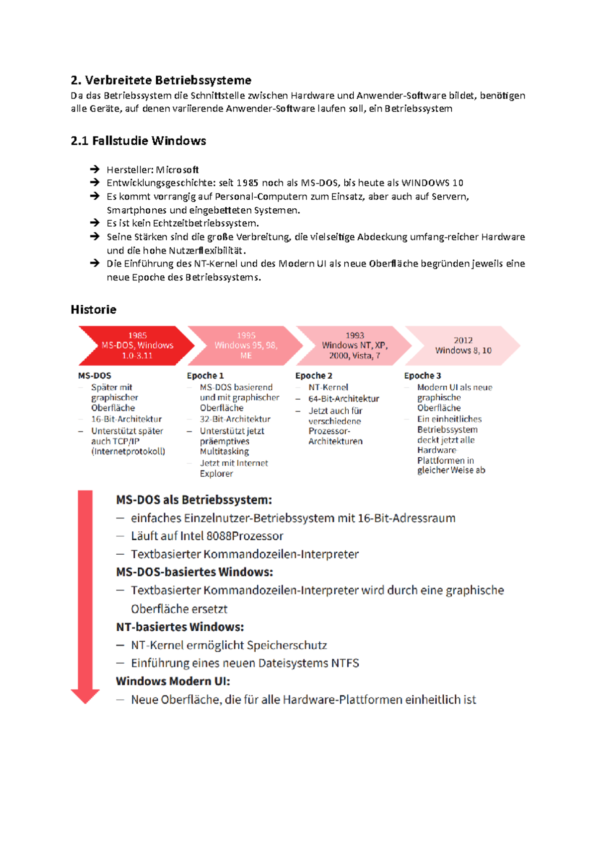 Betriebssysteme, Rechnernetze und verteilte Systeme - Lektion 2 - 2 ...