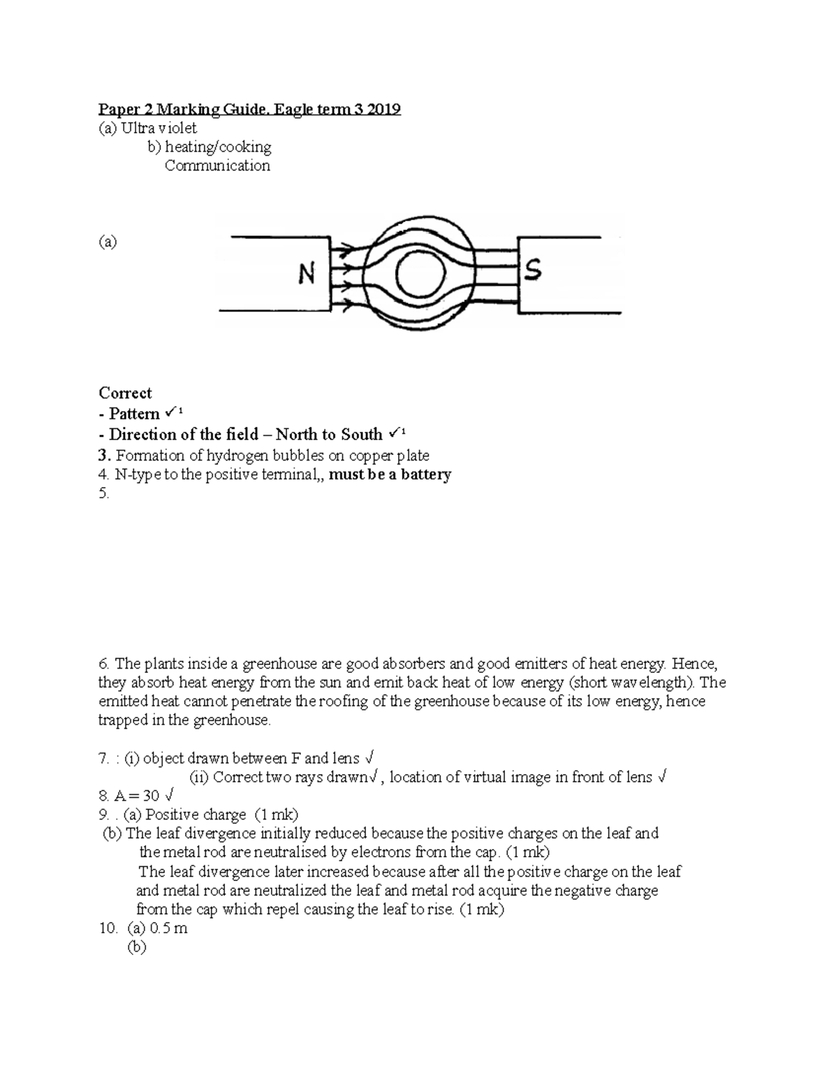 Eagle P2 Marking Guide - jjdjjd jjjsjs - Paper 2 Marking Guide. Eagle ...