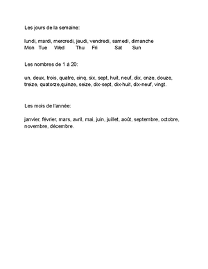French Activities HW - 30 French activities and translations Marcher ...