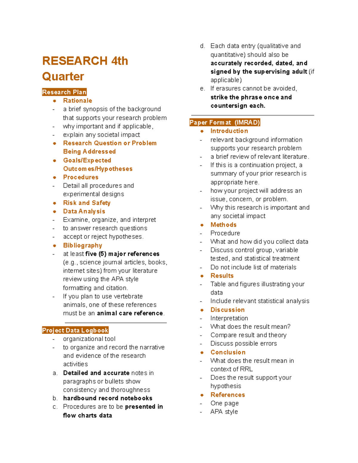 Research 4th Quarter - REVIEWER - RESEARCH 4th Quarter Research Plan ...